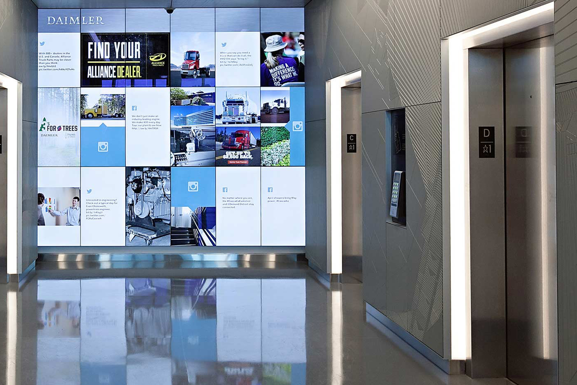 LCD & LED Digital Wall Displays & Signage Solutions | Planar