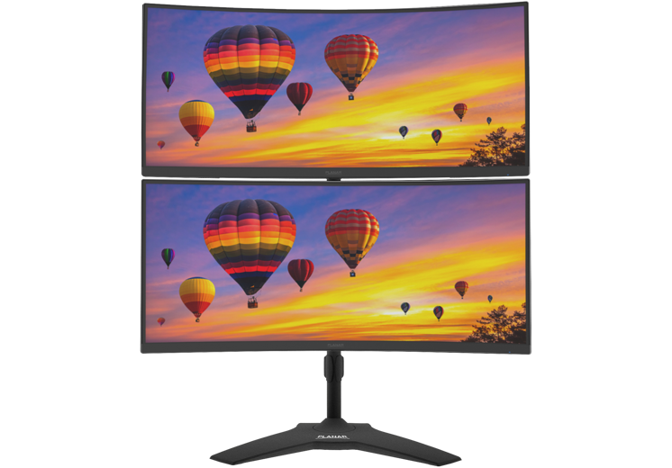 Large Vertical Dual Monitor Stand | Planar